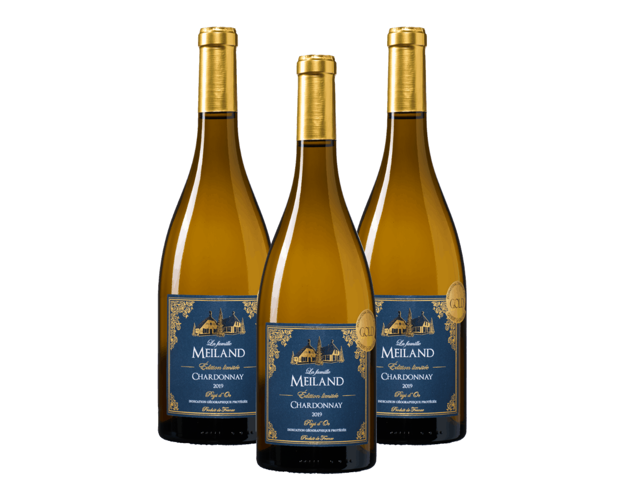 La famille Meiland - 'Édition limitée' Chardonnay 2020 (3 flessen ...