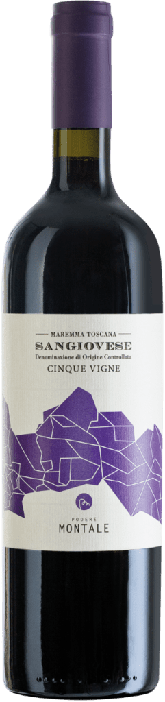 Podere Montale - Sangiovese 2015 'Cinque Vigne' Maremma Toscana ...